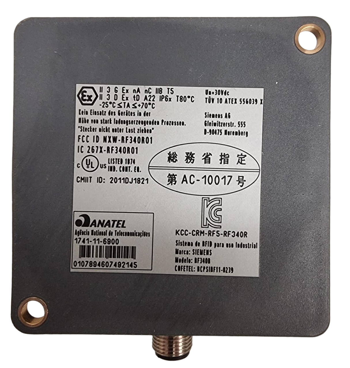 Siemens 6gt2801-2ab10 – leitor simatic rf300 rf340r | Automagia ...